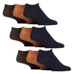 9er Pack Herren Diabetiker Trainingssocken, weit geschnittene Socken f&uuml;r geschwollene F&uuml;&szlig;e