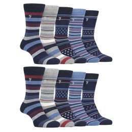 Farah Herren 10er-Set Bunte Bambussocken
