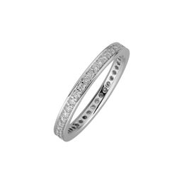 Lyomi Ring 585/- Wei&szlig;gold Memoire synth. Diam. 0,49ct.