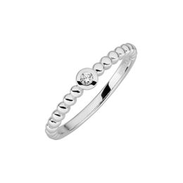 Lyomi Ring 585/- Wei&szlig;gold 1 synth. Diam. 0,04ct.