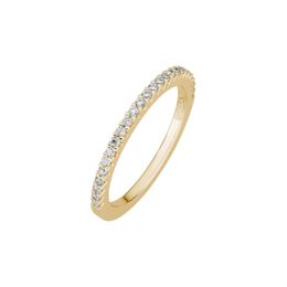 Lyomi Ring 585/- Gelbgold 25 synth. Diam. 0,28ct.
