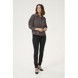 Kaffe Langarm - Hemd Regular fit Major Brown C. brown