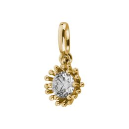 Lyomi Anh&auml;nger 585/- Gelbgold 1 synth. Diam. 0,25ct.