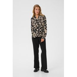 Kaffe Langarm-Bluse KAsomia Loose fit leopard
