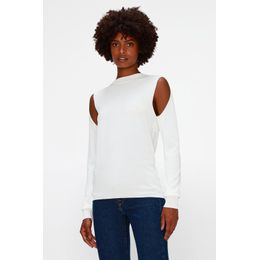7 For All Mankind Damen Cut-Out Knit Sweater