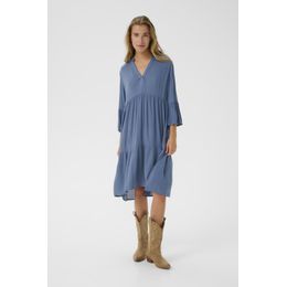Kaffe Kleid KAmarianah A-shape blue