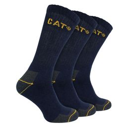CAT&reg; Herren 3er-Pack Real Work Socken mit gepolstertem Fersen- und Zehenbereich