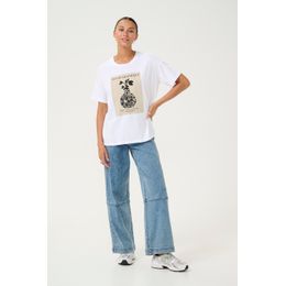 Kaffe T-shirt Oversize fit Optical White