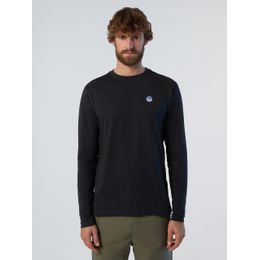 North Sails T-shirt Long-sleeved with logo patch