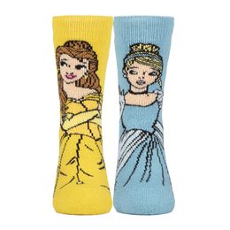 Heat Holders W&auml;rmehalter Lite - Neuheit Disney Prinzessin Socken f&uuml;r M&auml;dchen | Cinderella Ariel Gefrorene Belle - Belle & Cinderella