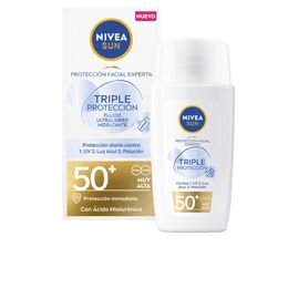 Nivea Sun Triple Protection Ultraleichtes Gesichtsfluid Spf50+ 40 ml