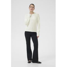 Kaffe Strickpullover KAvera Slim fit white