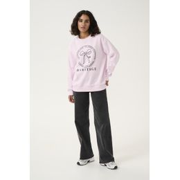 Kaffe Sweatshirt Loose fit Lilac Snow pink