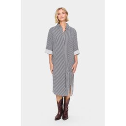 Saint Tropez Kleid Lockere Passform Ice Nightsky Stripe white blue