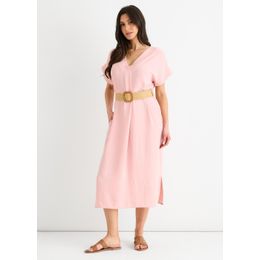 Blush Air Flow &Uuml;bergro&szlig;es Kleid mit G&uuml;rtel