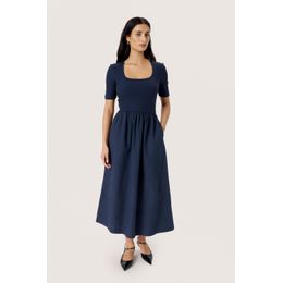 Soaked in Luxury Jerseykleid SLSimone Jerseykleid Feminine Form dark blue