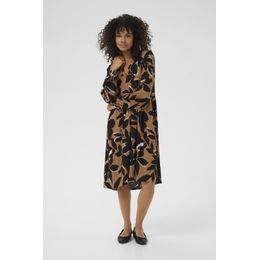 Kaffe Kleid KAlisette A-shape black brown