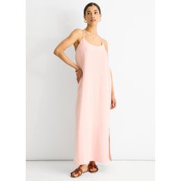 Blush Strappy Cross Back Airflow Kleid in &Uuml;bergr&ouml;&szlig;e
