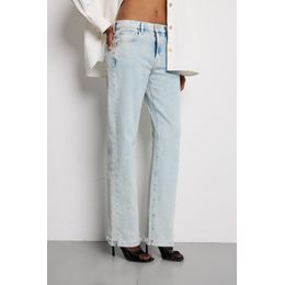 7 For All Mankind Damen Jeans Tess Trouser Pepper Straight Fit