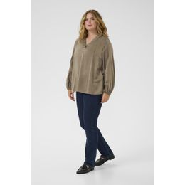 Kaffe Langarm-Bluse KCmilia Langarm-Bluse Regular fit brown