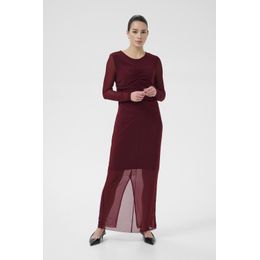 Kaffe Kleid KAchai Slim fit bordo