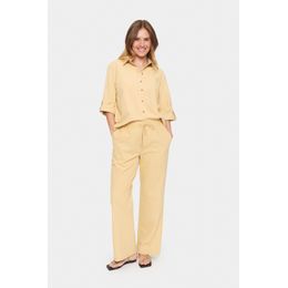 Saint Tropez Casual Hose Gerade Passform Croissant yellow