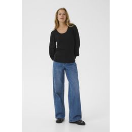Kaffe Strickpullover KAdora Slim fit black