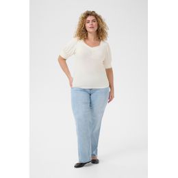 Kaffe T-shirt Tight fit offwhite