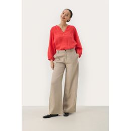 PART TWO Casual Hose Classic fit Desert Taupe beige