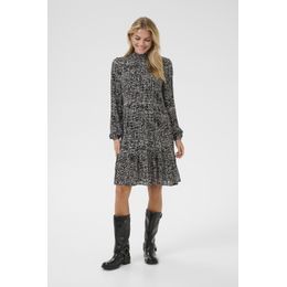 Kaffe Kleid Loose fit black white