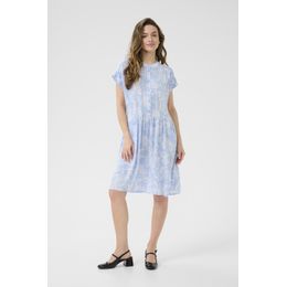 Kaffe Kleid KAbeathe Regular fit blue white