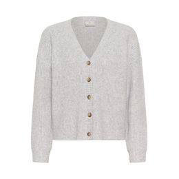 Kaffe Strickjacke KAfiorella Strickjacke Loose fit light grey