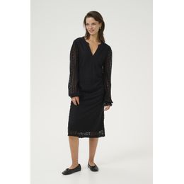 Kaffe Jerseykleid A-shape black