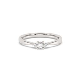 Diam Addict Ring 585 Wei&szlig;gold mit im Labor gez&uuml;chtetem Diamanten