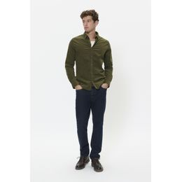 Matinique Langarm - Hemd MAtrostol Gerade Passform khaki
