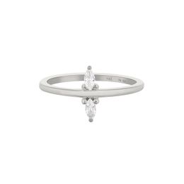CAI Ring 925 Silber rhodiniert mit Zirkonia