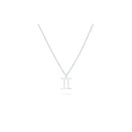 Beka & Bell BEKA&BELL Anh&auml;nger mit Kette 925-Sterling Silber Gl&auml;nzend 42cm Zwilling