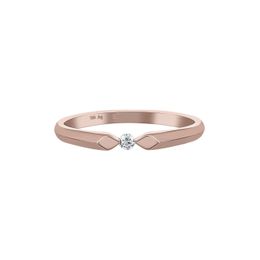 CAI Ring 925 Silber ros&eacute;vergoldet mit Zirkonia