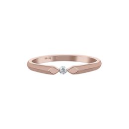 CAI Ring 925 Silber ros&eacute;vergoldet mit Zirkonia