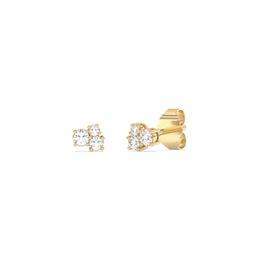 Diam Addict Ohrstecker 585 Gelbgold mit 6 im Labor gez&uuml;chteten Diamanten