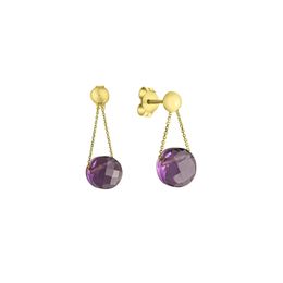 Celesta Gold Ohrring 375/- Gelbgold Amethyst