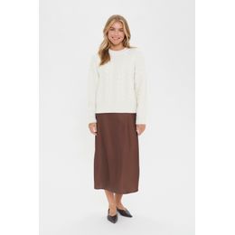 Saint Tropez Strickpullover NylaSZ Strickpullover Gerade Passform