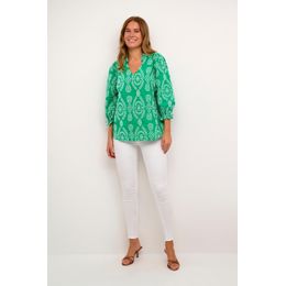 Culture Kurzarm-Bluse Casual fit Holly Green