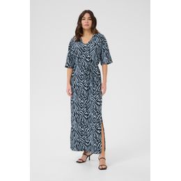 Kaffe Jerseykleid Loose fit Blue / Black graphic black blue
