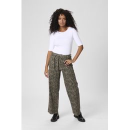 Kaffe Jeans KAleondra Loose fit black offwhite