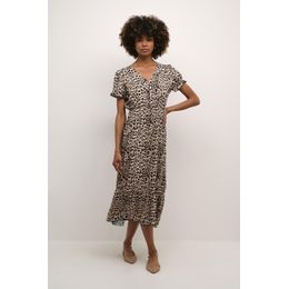 Cream Kleid Feminine animal