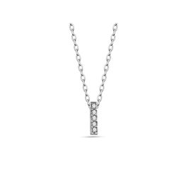 dKeniz Anh&auml;nger mit Kette Buchstabe I 925/- Sterling Silber