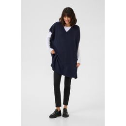 Kaffe Poncho KAannetta Loose fit marine