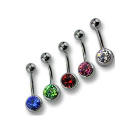 ZEEme Body Jewelry Piercing Set 5-teilig 316L CHS Swarovski Kristalle