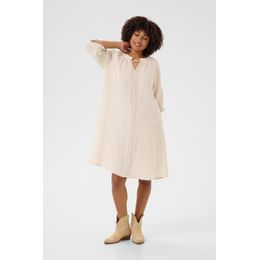 Cream Kleid A-shape natural